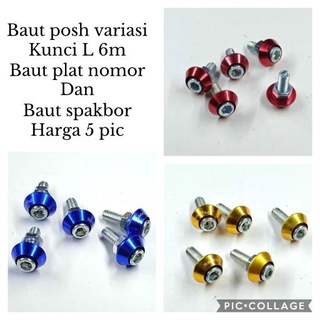 Jual Baut posh / Baut monel L / Baut plat nomor HARGA 5 PIC Universal ...