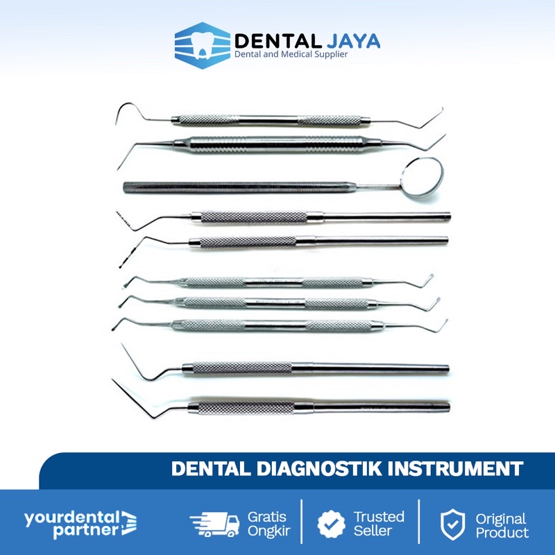 Jual Dental Jaya Diagnostik Set // DS // Instrumen Diagnostic // Alat ...