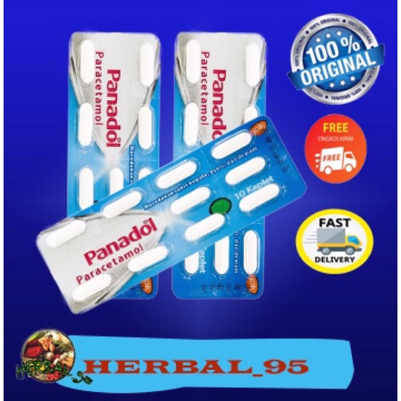 Jual panadol biru 500mg/paracetamol/obat pusing & nyeri Indonesia ...