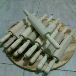Jual Rolling Pin Kayu MUTER / Roller Penggiling / Penggilas Adonan kue ...