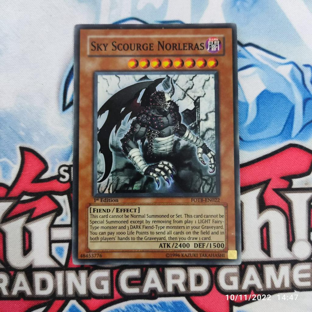 Jual yugioh sky scourge norleras FOTB super rare original | Shopee ...