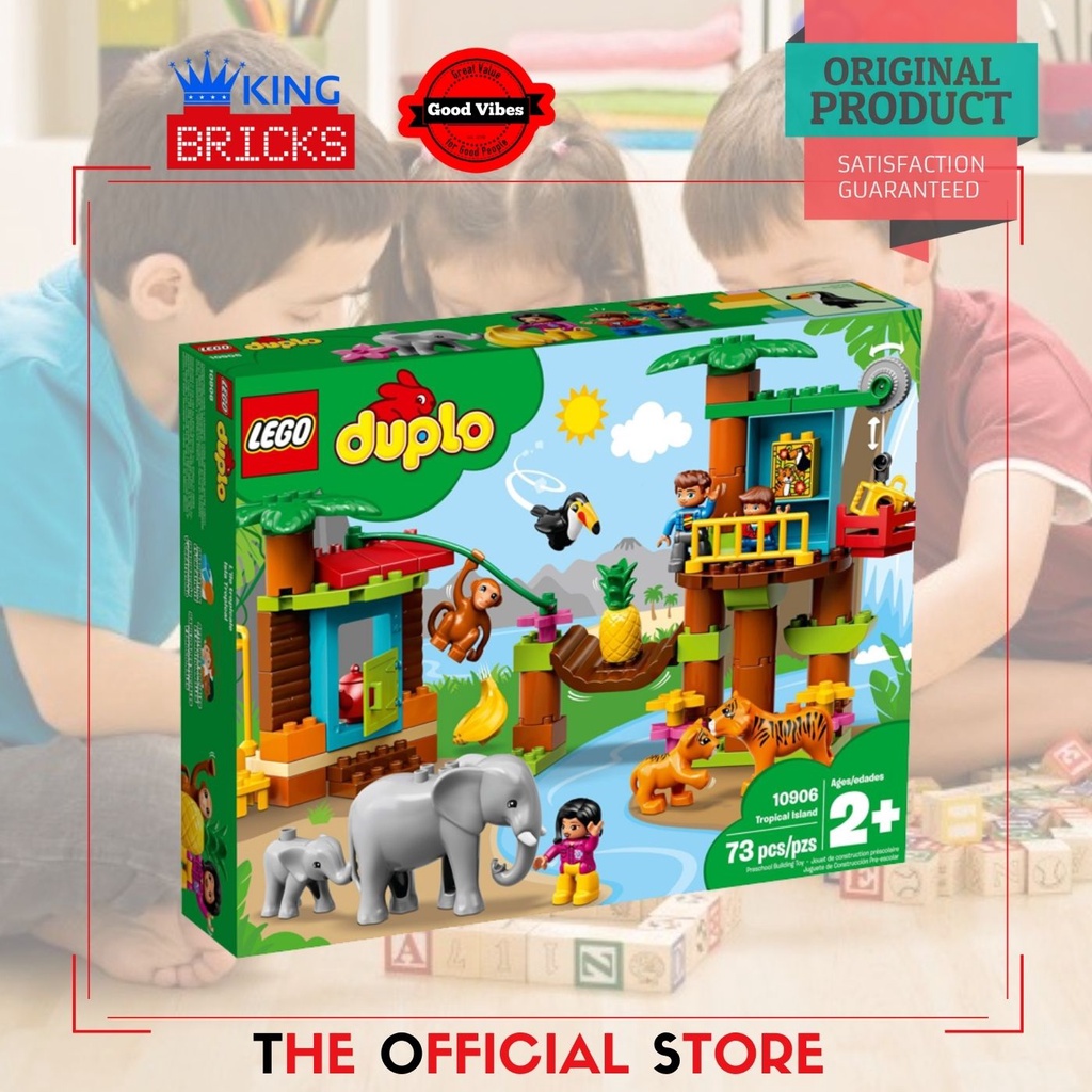 Jual LEGO Original DUPLO 10906 Tropical Island - Mainan Anak Edukasi ...