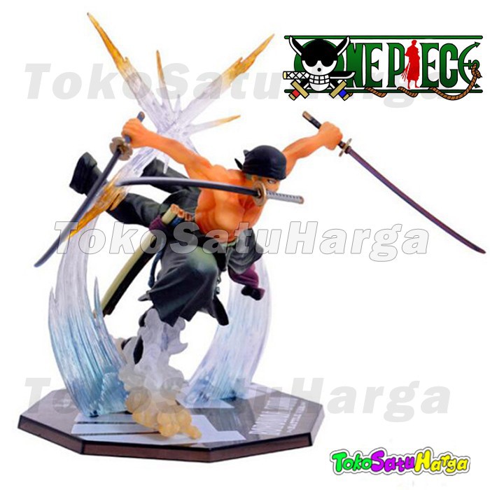 Jual Action Figure One piece Roronoa Zoro Battle Edition SHF Figuarts ...
