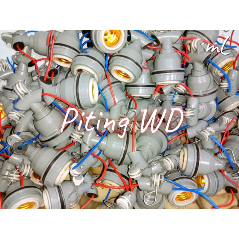 Jual Fitting Lampu Gantung Keramik WD E27 | Shopee Indonesia