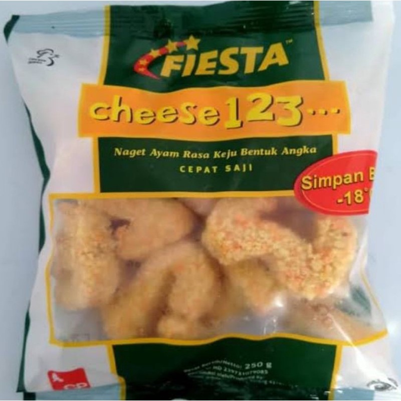 Jual Fiesta Nugget Cheesy 123 250 gram | Shopee Indonesia