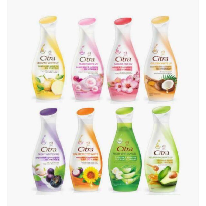 Jual Citra Hand Body Lotion Glowing White Uv 230 ml | Shopee Indonesia