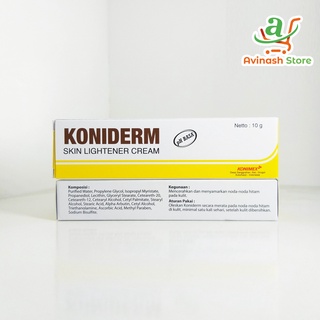 Jual KONIDERM SKIN LIGHTENER CREAM 10 gram | Shopee Indonesia