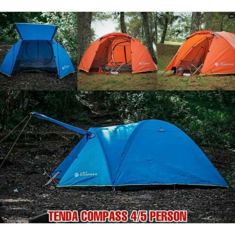 Jual TENDA COMPASS 4 ORANG DOUBEL LAYER - TENDA CAMPING COMPASS / TENDA ...