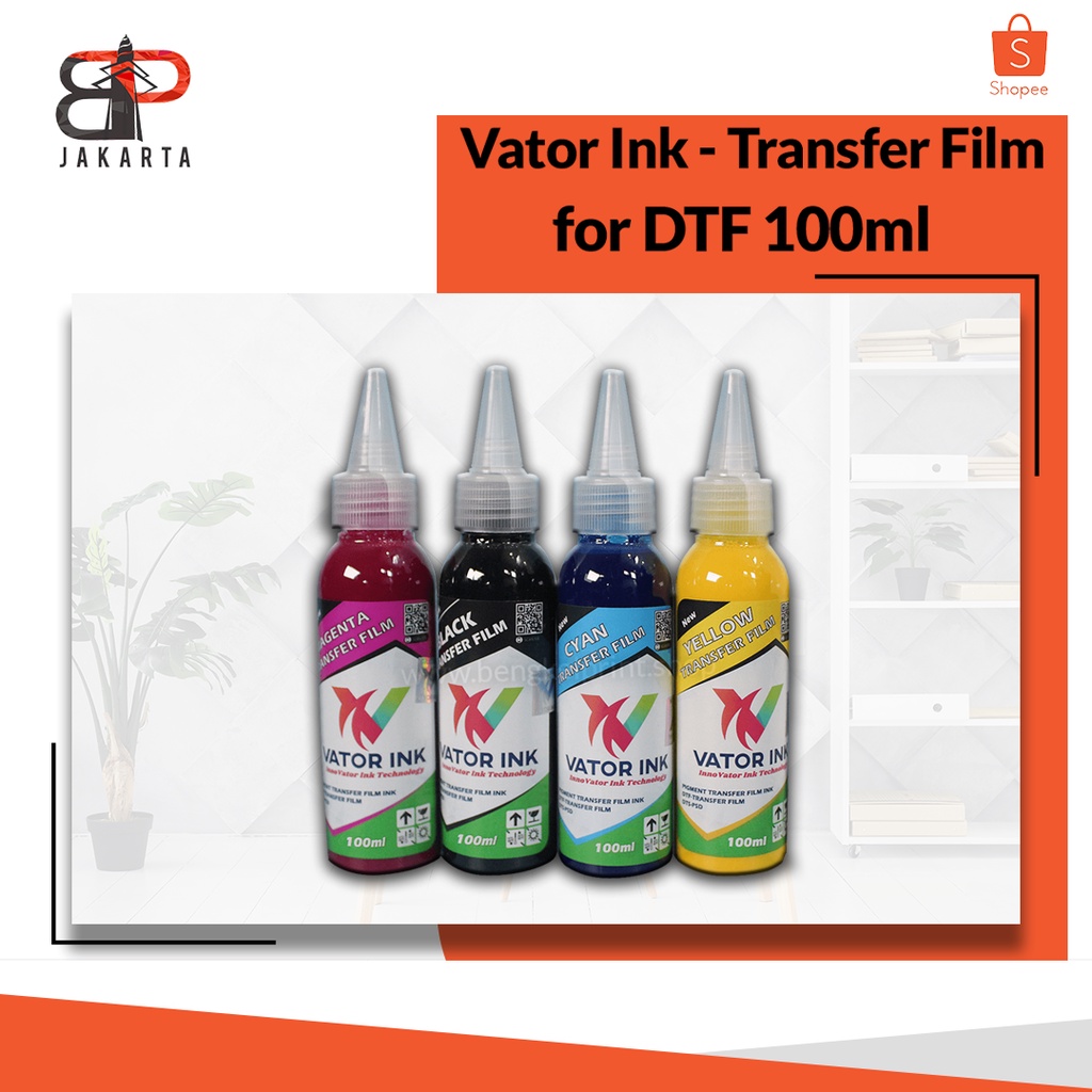 Jual TINTA DTF VATOR INK Premium Quality Sablon DTF Hasil Pekat -100ML ... Jual TINTA DTF VATOR INK Premium Quality Sablon DTF Hasil Pekat -100ML ...