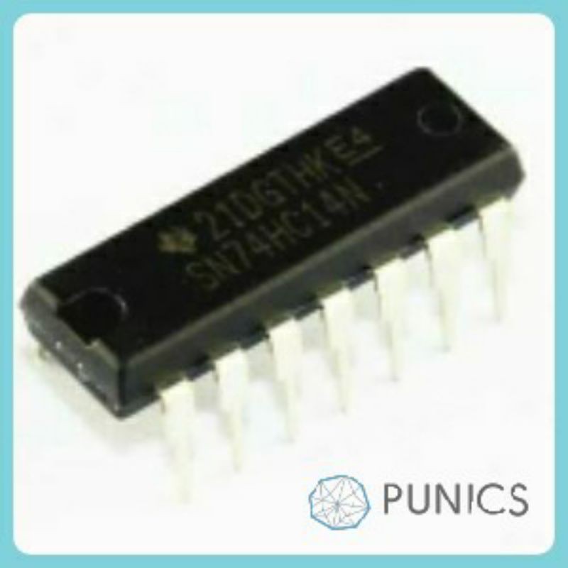 Jual IC Schmitt Trigger 74HC14 atau 7414 Schmitt Trigger 6 Gerbang | Shopee Indonesia