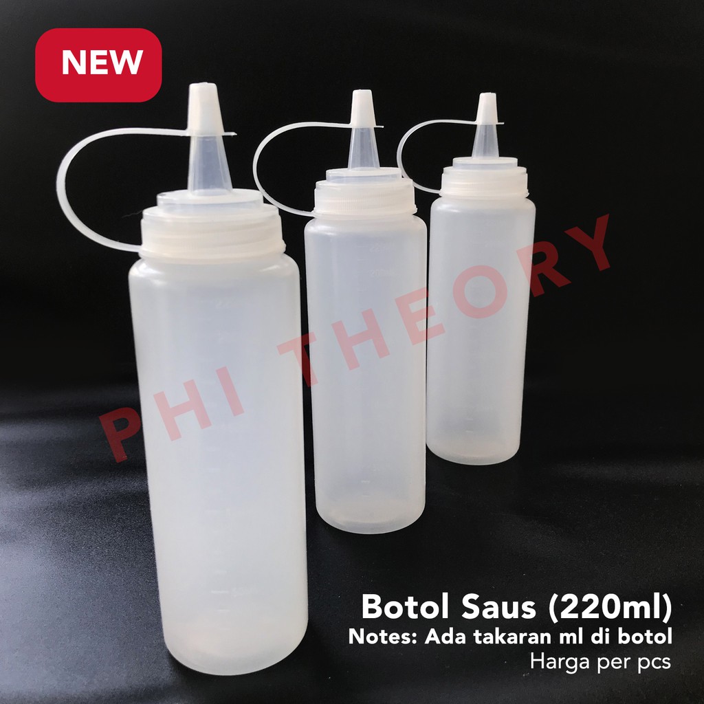 Jual Botol Saus / Saos Plastik - 220ml | Shopee Indonesia