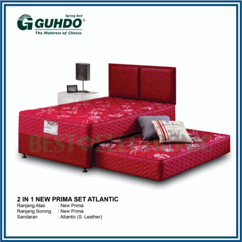 Jual Guhdo Springbed New Prima 2 in 1 - Fullset Atlantic. | Shopee Indonesia
