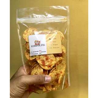 Jual Keripik Opak Singkong Rasa Sambal Balado (100gr + 20 gr EKTRA ...