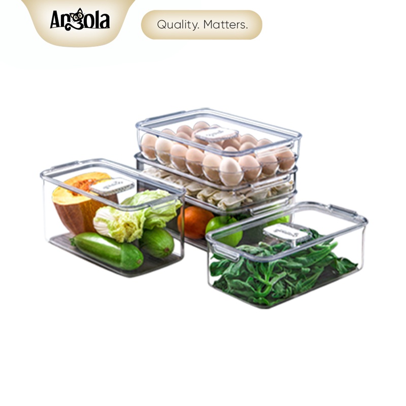 Angola Kotak Kontainer Makanan Kulkas E60/E61/E62/E63 Food Storage Box ...