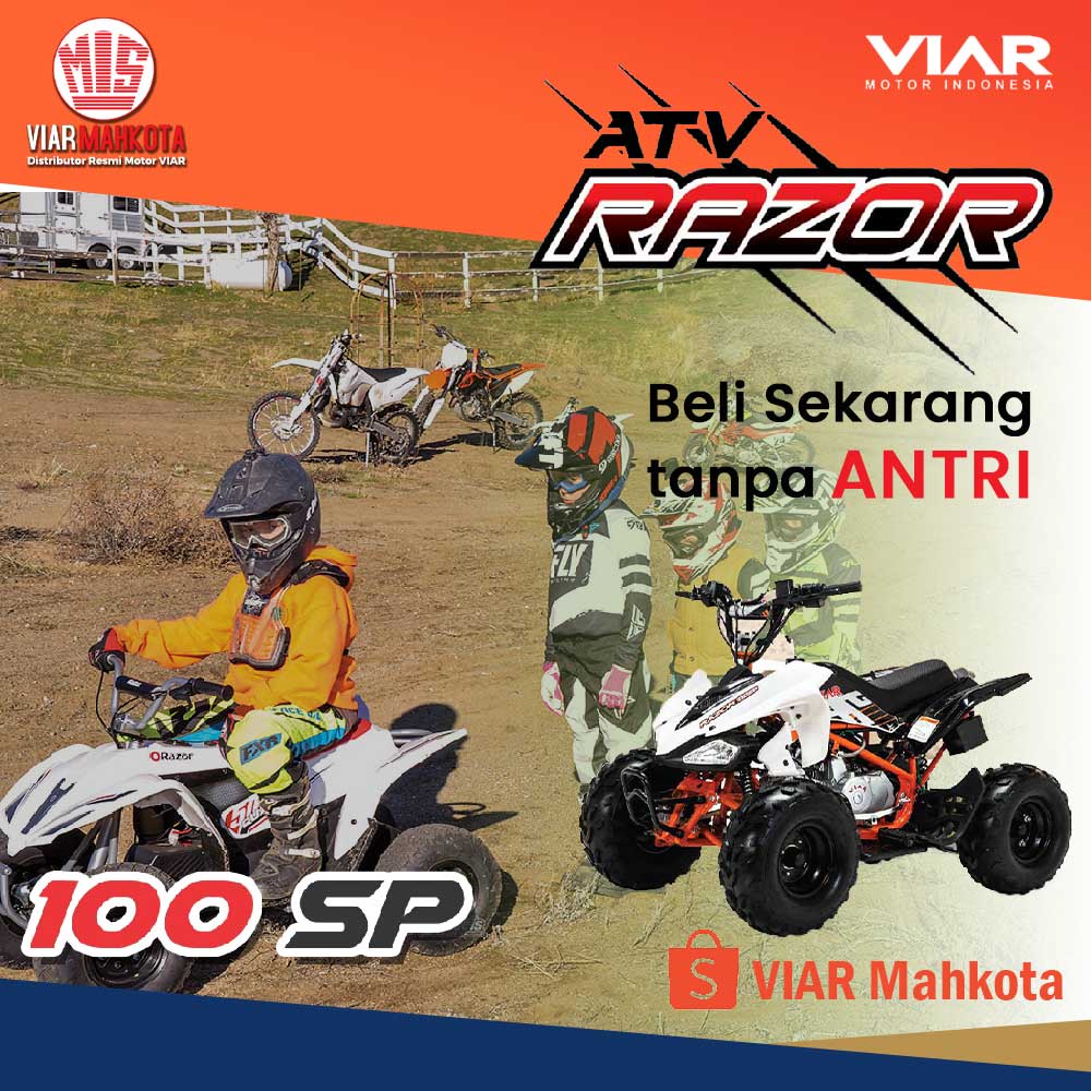 Jual ATV Razor 100 SP by VIAR | Shopee Indonesia