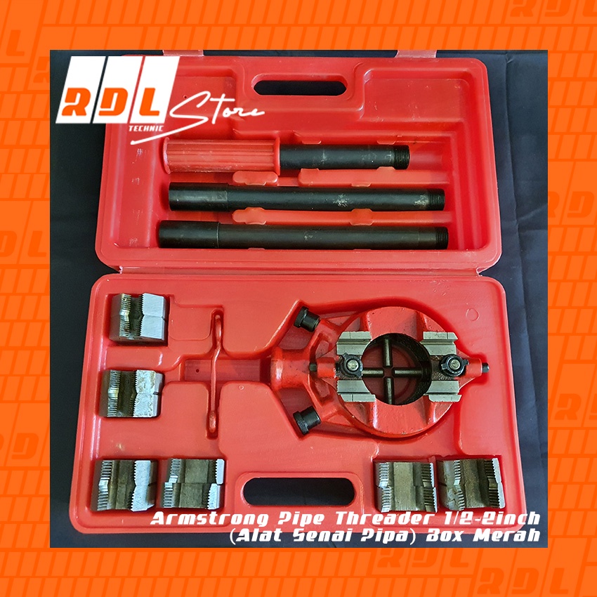 Jual Armstrong Pipe Threader 1/2-2inch (Alat Senai Pipa) Box Merah ...