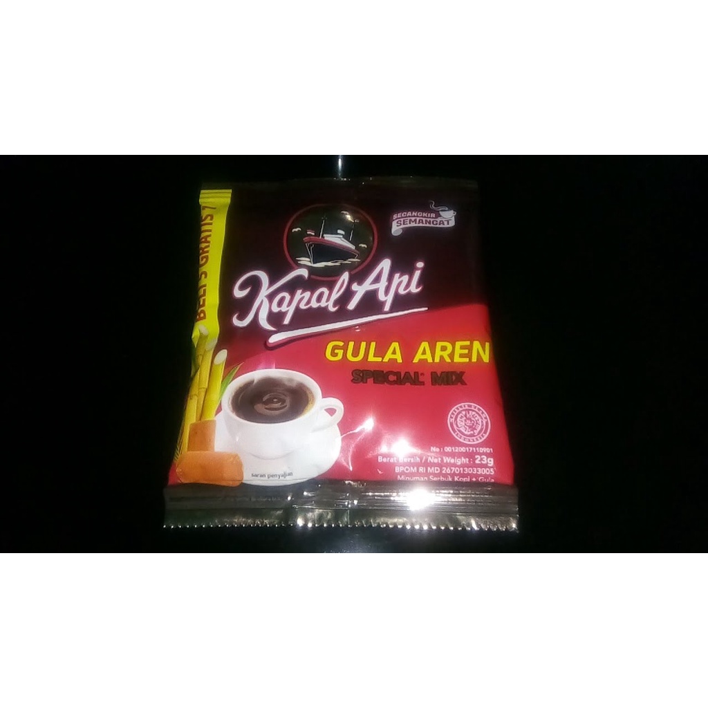 Jual Kopi Kapal Api Gula Aren Special Mix (10 Sachet @23gr) | Shopee ...