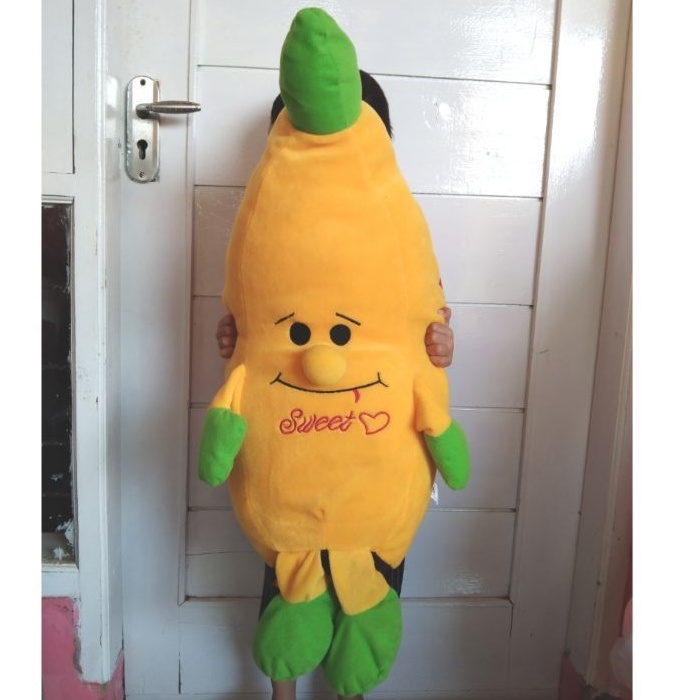 Jual BONEKA PISANG JUMBO BESAR BANANA SWEET DOLL ~ MAINAN ANAK | Shopee ...