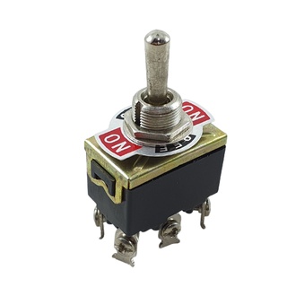 Jual Toggle Saklar 6 Pin On Off On ETEN 1322 Switch Togle Kaki 6p 15A E ...