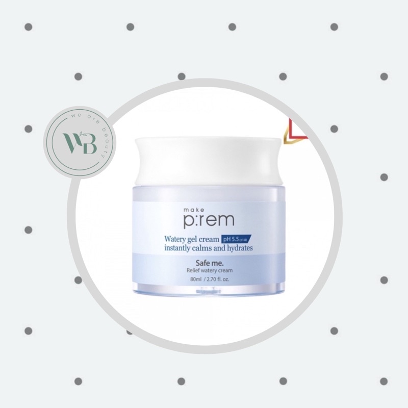 Jual MAKE P:REM Safe Me Relief Watery Cream 80ml | Shopee Indonesia