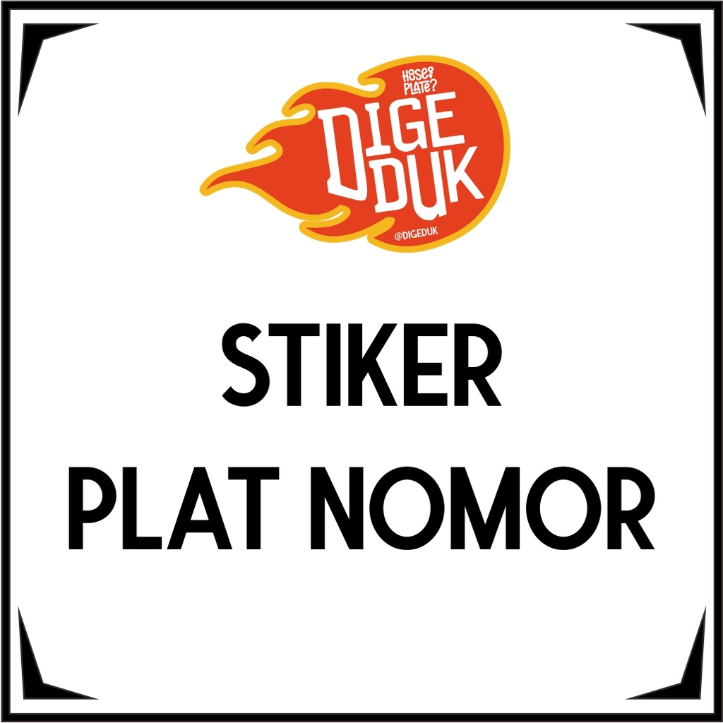 Jual Stiker Plat Nomor | Shopee Indonesia