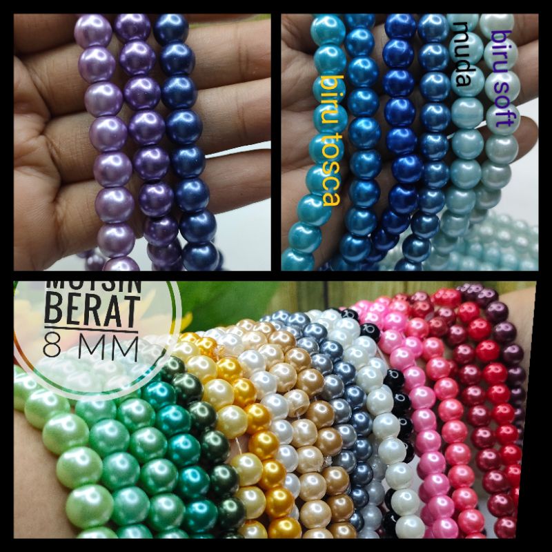 Jual Mutiara Sintetis Berat 8 mm | Shopee Indonesia