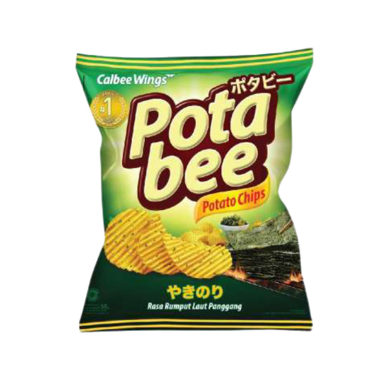 POTABEE Keripik Kentang Grilled Seaweed 68GR | Shopee Indonesia