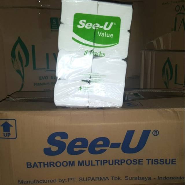 Jual Tissue Meja merek See U Per 1 Pack | Shopee Indonesia