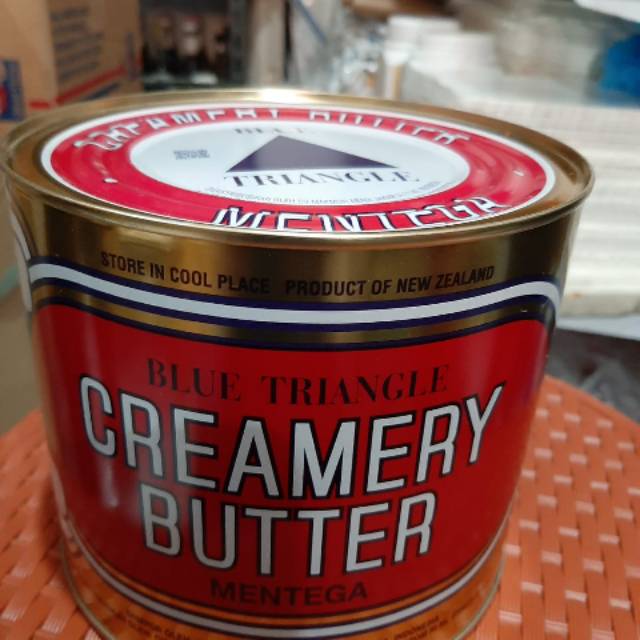 Jual Butter triangle atau butter segitiga kemasan 2kg dalam kaleng ...