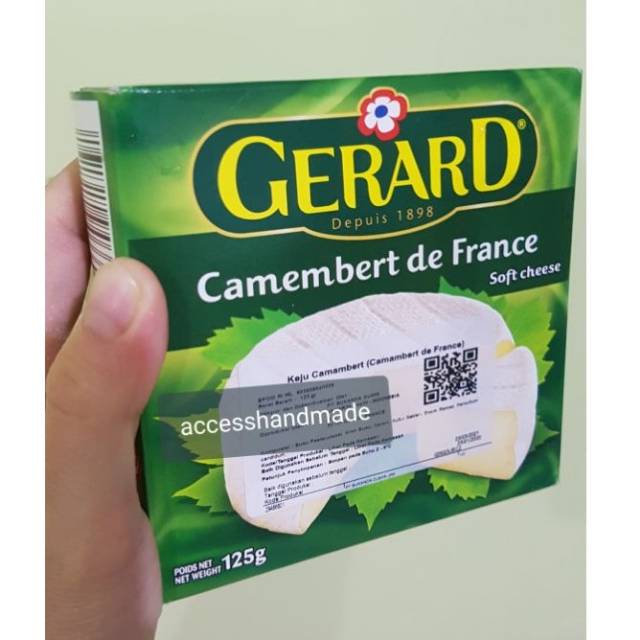 Jual Gerard Camembert Cheese de France soft cheese keju lembut mirip ...