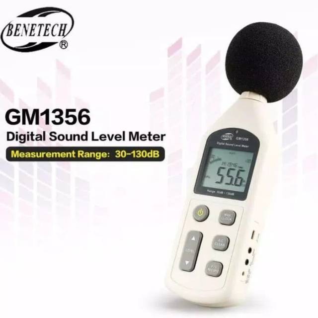 Jual Sound Level Meter Data Logger Benetech GM1356 Tester Suara GM-1356 ...