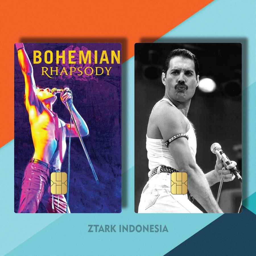 Jual SKIN ATM PERSONEL BAND QUEEN QC2C2/TIS0O/ COVER KARTU VOKALIS BAND QUEEN / GARSKIN ATM BTS ...