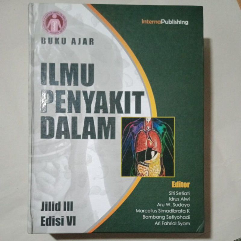 Jual Buku Original BUKU AJAR ILMU PENYAKIT DALAM Jilid III Edisi VI.By Siti Setiati dkk ...