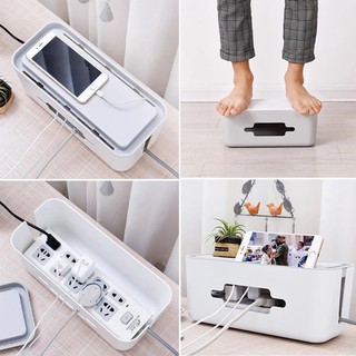 Jual Kotak Penyimpan Kabel Charger Hp Wire Organizer Box Anti ...