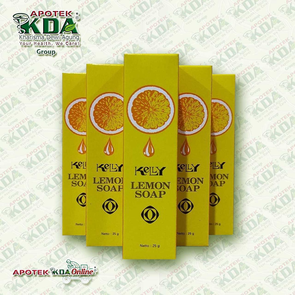 Jual KELLY LEMON SOAP 25 GRAM | SABUN PENCUCI MUKA | Shopee Indonesia