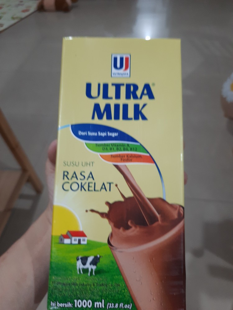 Susu ultra rasa coklat/ ultra milk chocolate 1000 ml 1 PCS | Shopee ...