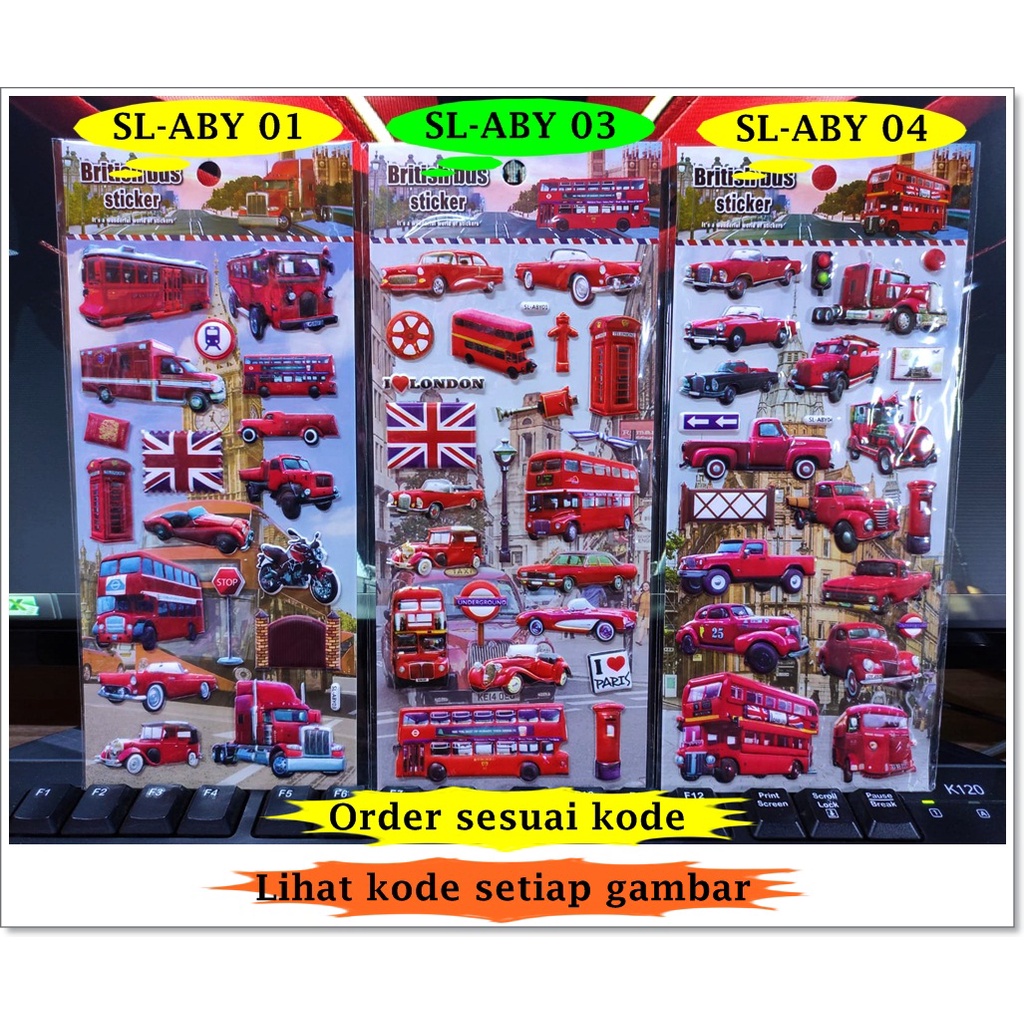 Jual Gambar Tempel, Sticker Stiker British Bus London Termurah | Shopee ...