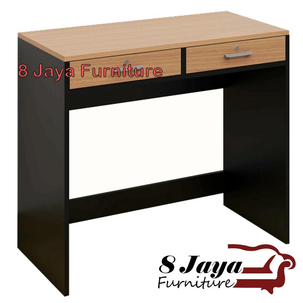 Jual Meja Kecil Meja Office Meja Komputer Kecil Meja Kios 80 cm Laci 2 ...