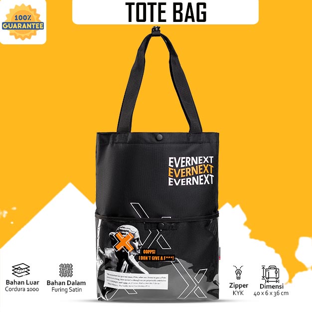 Jual Tas Tote Bag Totebag Tote Bags Kuliah Sekolah Pria Cowok Laki Laki Distro Tas Jinjing Bahu ...