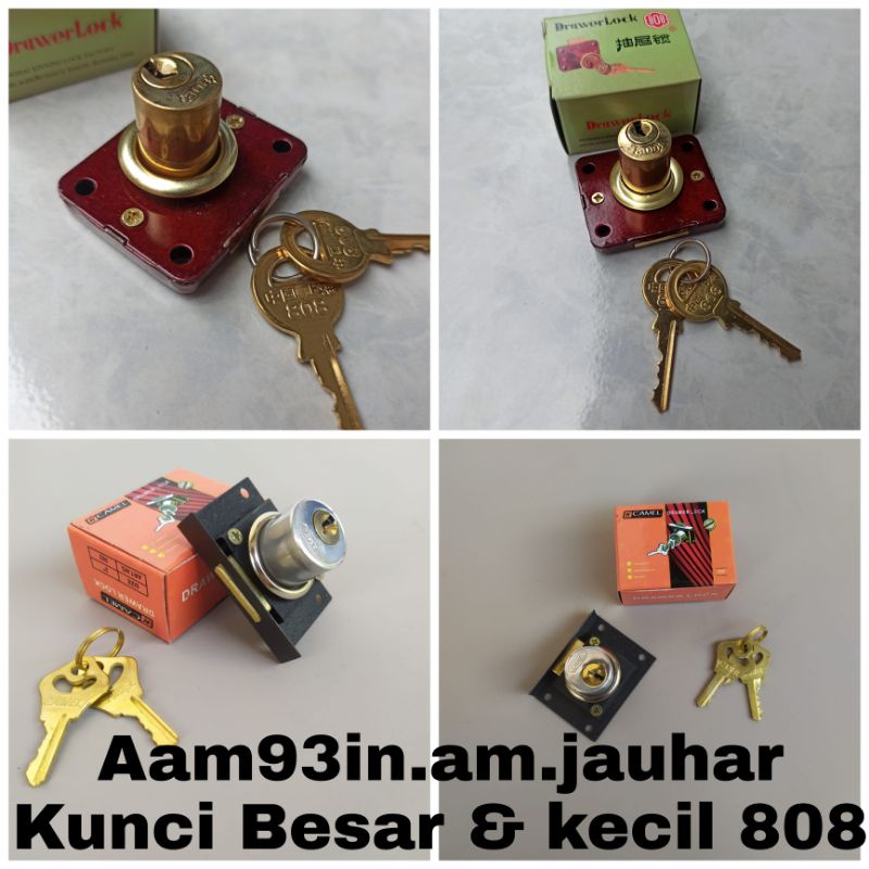 Jual Kunci 808 Ori Original Laci Lemari Kicenset Loker Anak Kunci ...
