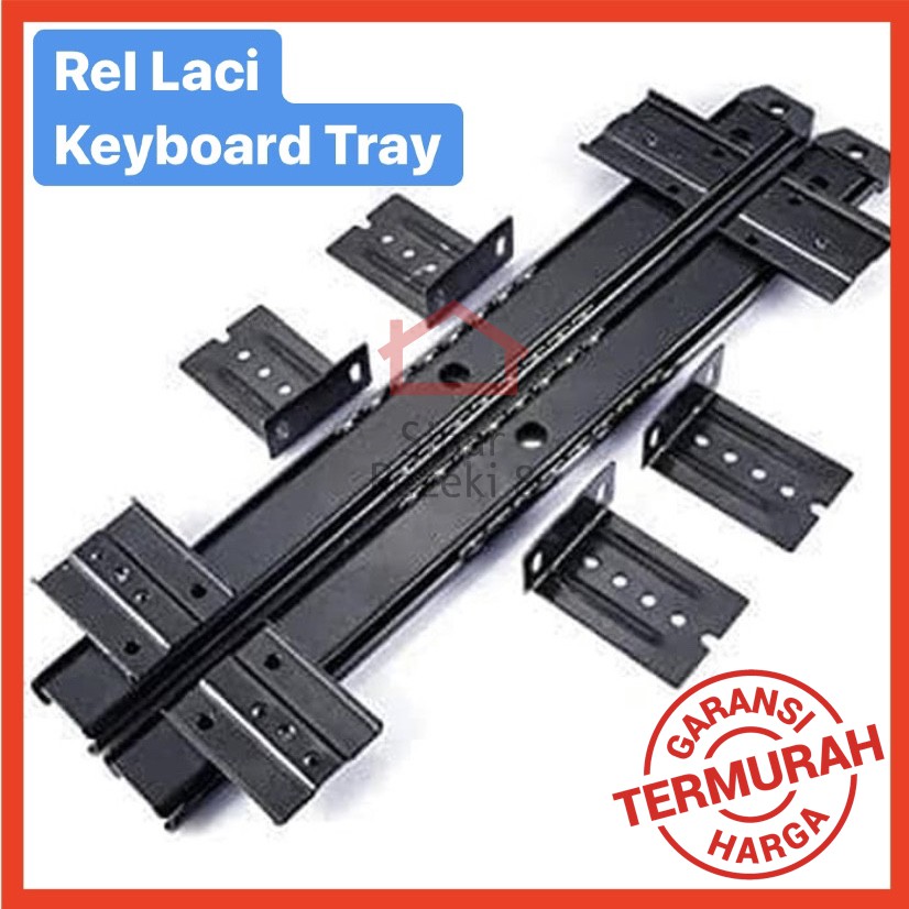 Jual Rel Laci Keyboard Tray / Ball Bearing Keyboard Slide [REL KEYBOARD ...