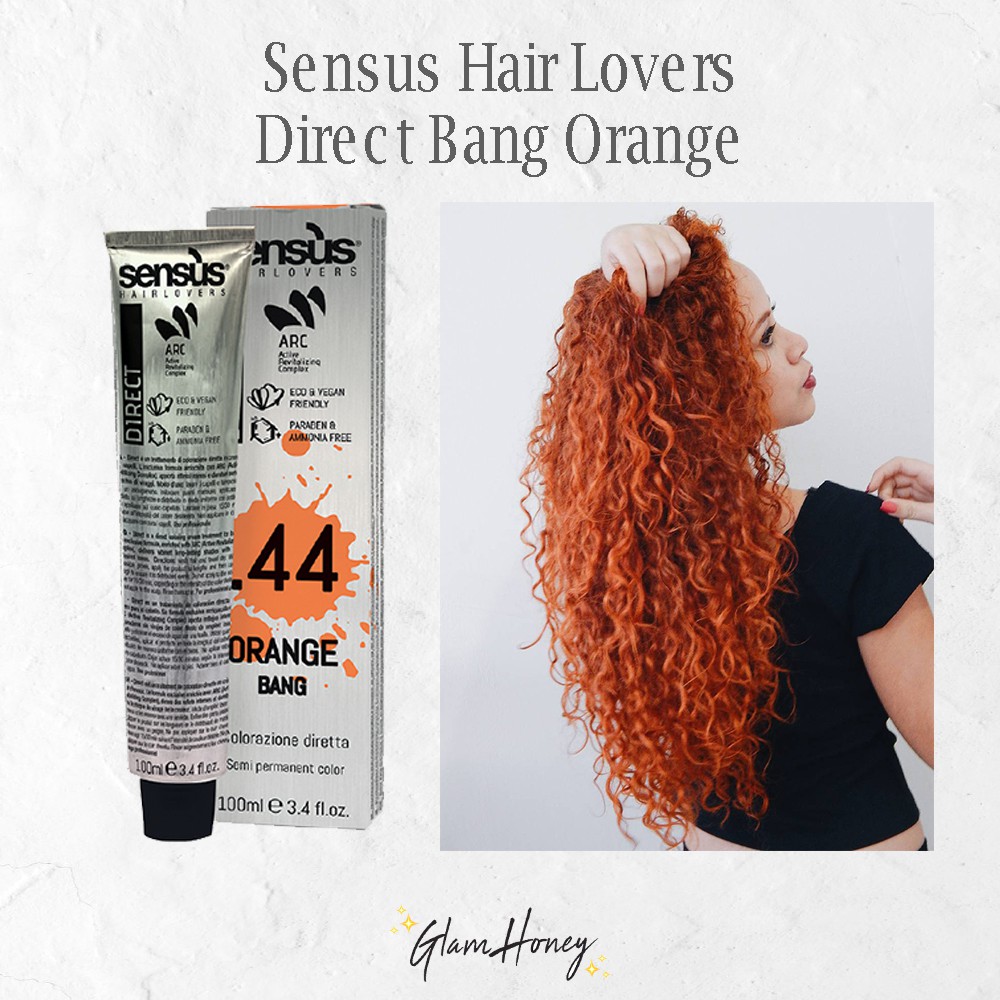Jual Sensus Hair Color - BANG Orange (CAT RAMBUT SEMIPERMANENT/PEWARNA ...