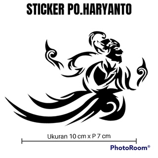 Jual stiker PO Haryanto stiker bus Haryanto stiker cutting wayang ...