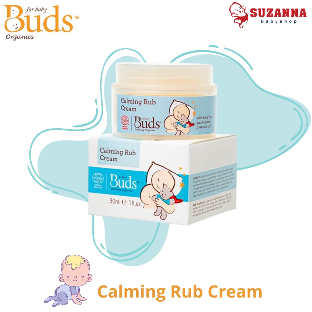 Jual Buds Organics Calming Rub Cream 30ml | Shopee Indonesia