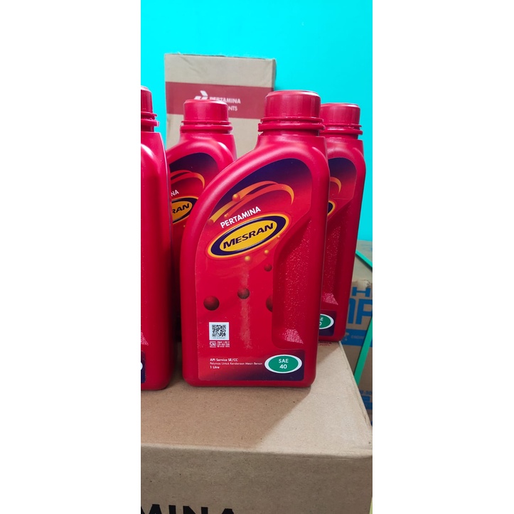 Jual Mesran Super 40 1 Liter SAE 40 / Oli Mesin Pertamina Mesran 1000ml ...