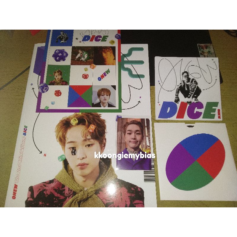 Jual shinee onew dice fullset photobook album + poster pc blue prince | Shopee Indonesia