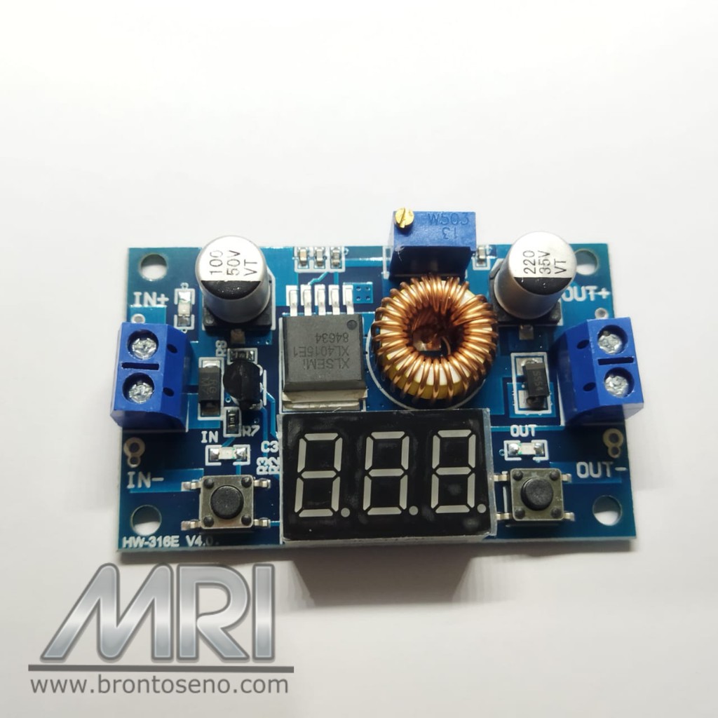 Jual XL4015 DC-DC Step Down Module 5A 75W (with Voltmeter) | Shopee Indonesia