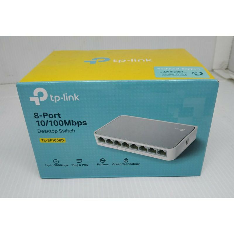 Jual TP-Link TL-SF1008D / LS1008 8 port Desktop Switch Hub 10/100Mbps ...