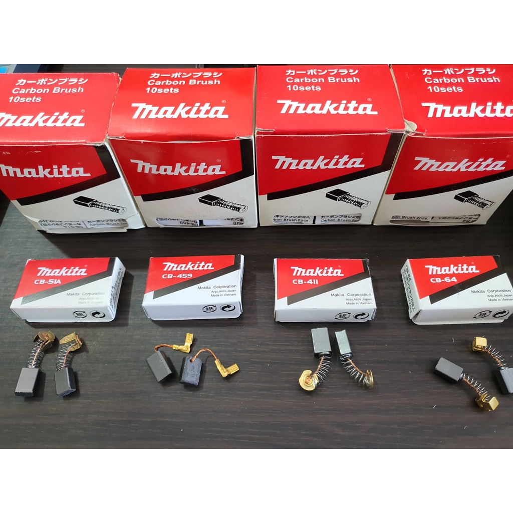 Jual Carbon Brush Brostel MAKITA CB 51 CB 64 CB 411 CB 459 CB 100 / Spul / Sepul / Bostel ...