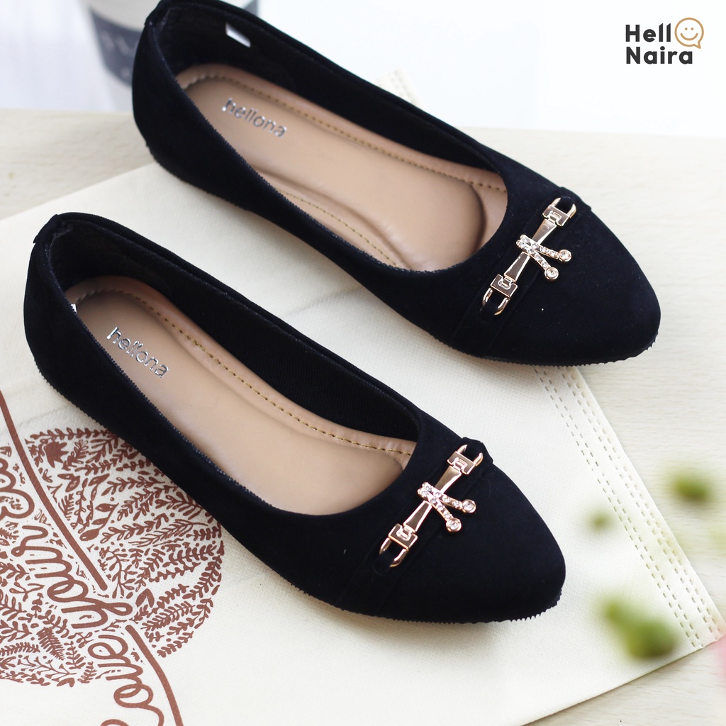 Jual Hellona Akira Sepatu Balet Wanita Kasual Outsole Karet Anti Slip ...